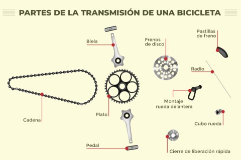 Partes de una bicicleta y sus funciones | CycleMadrid Página Oficial